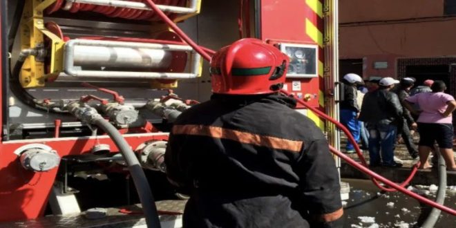 Casablanca : violent incendie dans un marché à Ain Chock - LeSiteinfo.com